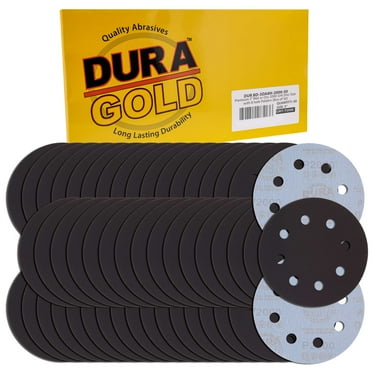 5pcs 12-Inch Sanding Discs, 100 Grits Aluminum Oxide Hook and Loop ...