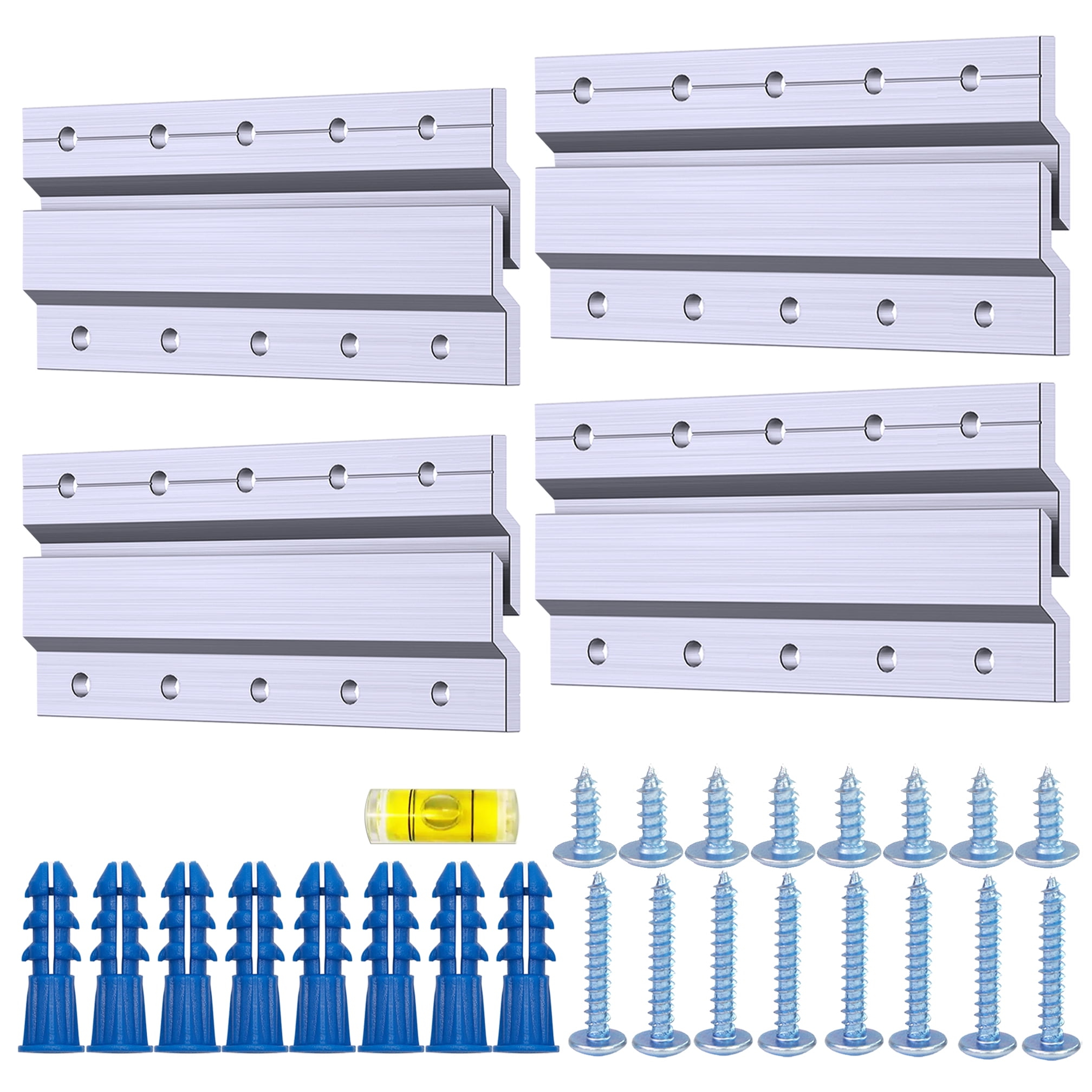 French Cleat Hanger 5 Inch - 4 Pack - Picture, Mirror, Whiteboard ...