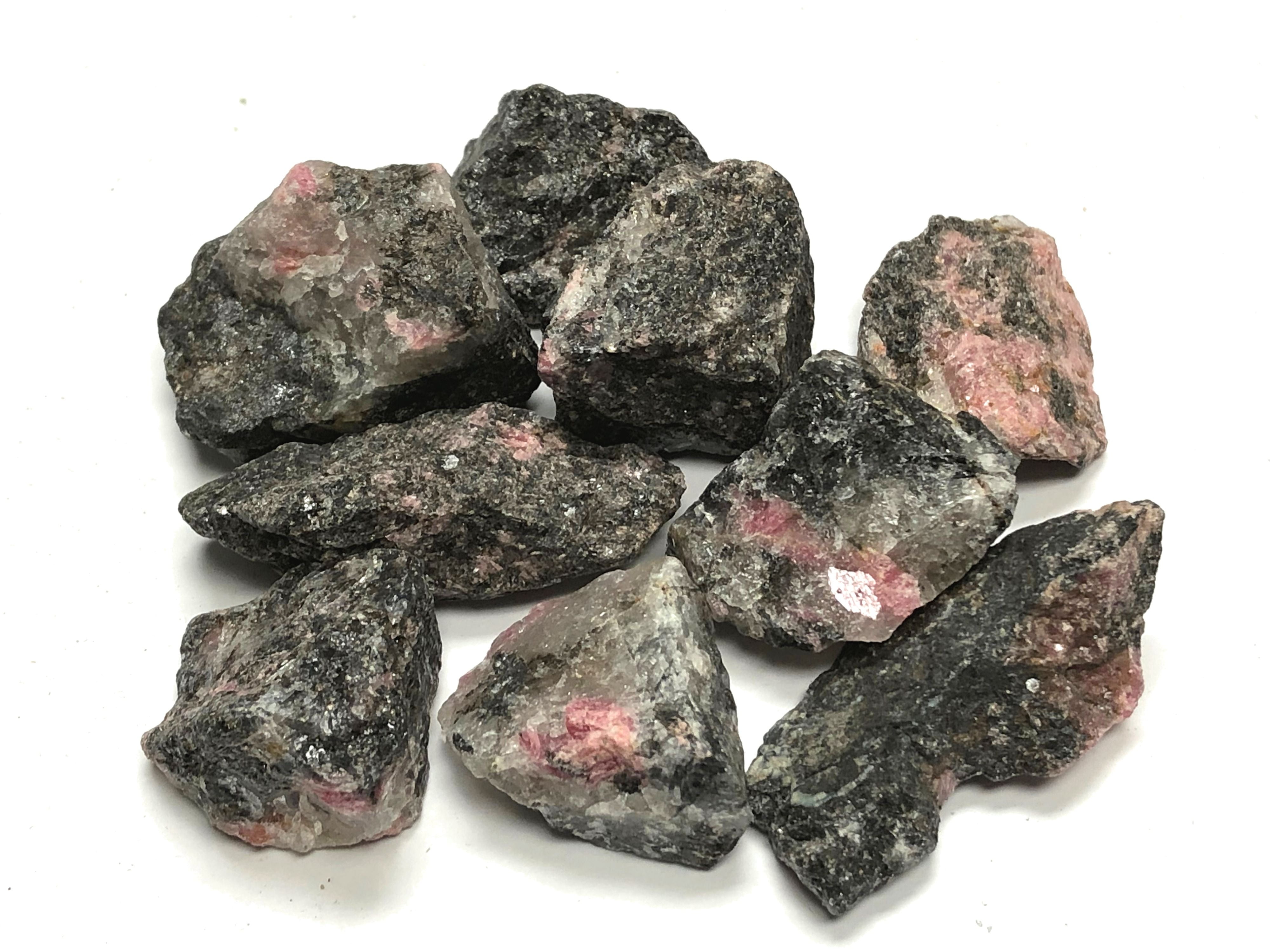 Zentron Crystal Collection: 1/2 Pound Natural Rough Rhodonite - Walmart.com