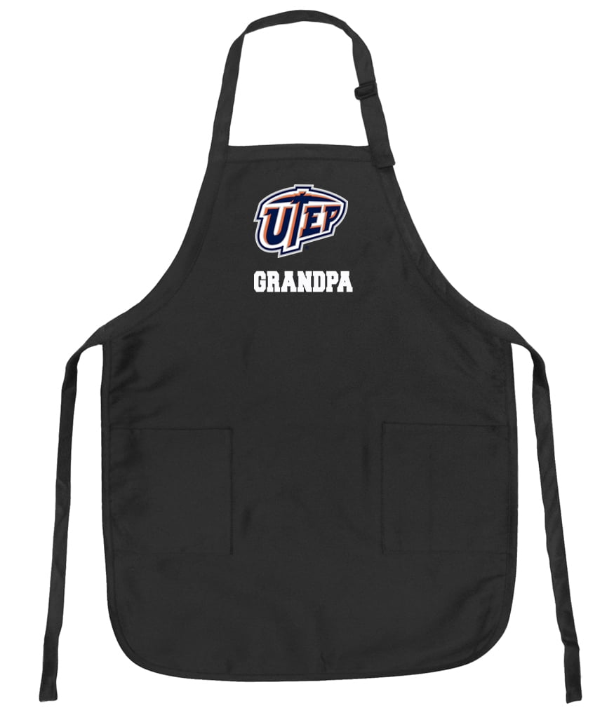 UTEP Grandpa Apron DELUXE UTEP Miners Grandpa APRONS - Walmart.com