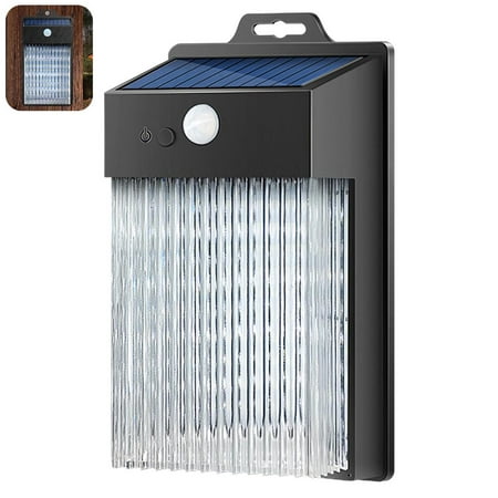 50LEDs Wall Lamp Human Body Induction Solar Powered Wall Scone Energy ...