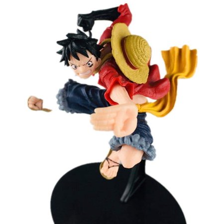 One Piece Fighting Stance Fighting Luffy 17cm Tall Anime Figurine ...