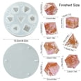 1pc DIY Dice Silicone Molds Resin Casting Molds for UV Resin Epoxy ...