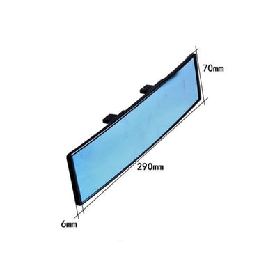 ICBEAMER 11.8" Car Rear View Mirror, HD Blue Tint, Panoramic Wide Angle ...