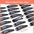Secure Grip 's Hair Clip Droplet Shaped Design Anti Pressure Metal ...