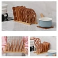 Tarmeek Kitchen Organization Bamboo Wooden Dish Rack Dish Dryer Plate ...