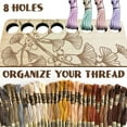 1 pc 8-Position Embroidery Thread Storage Trays Laser Cut Thread Spool ...