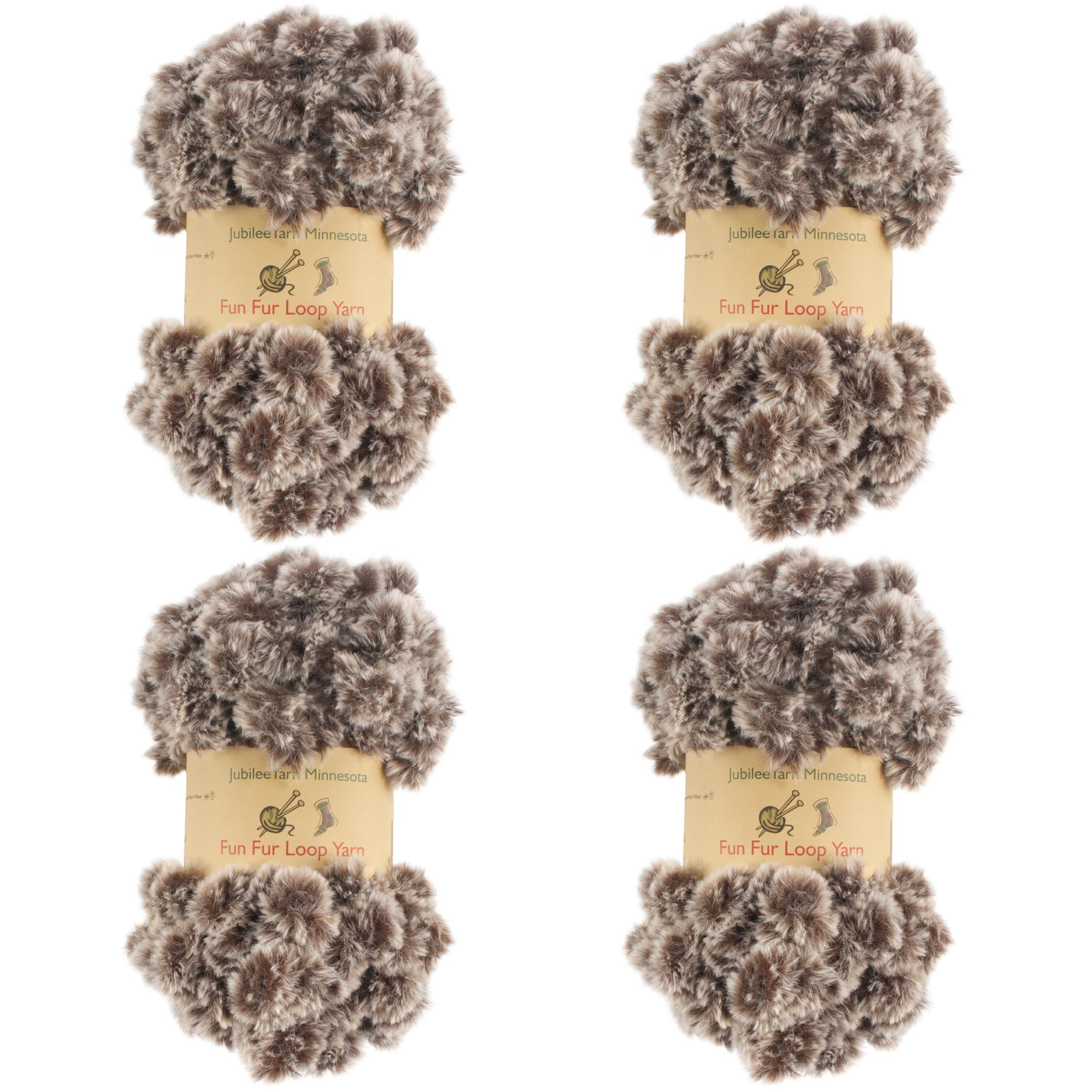 JubileeYarn Fun Finger Fur Loops Yarn - Polyester Jumbo Weight Loop ...