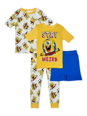 SpongeBob SquarePants Kids' Pajamas & Robes - Walmart.com