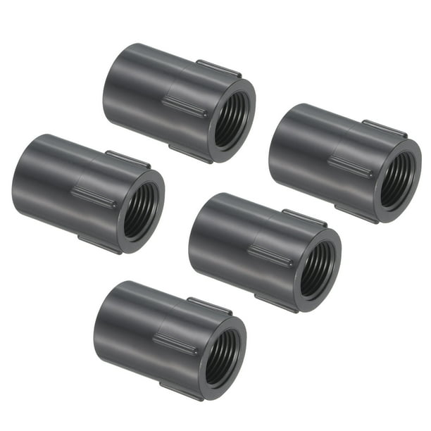 PVC Pipe Fitting 1/2NPT Female Thread 1/2" Socket Straight Connector ...