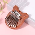 QenASHaing Mini Wooden Kalimba Finger Piano with Animal Shape, Easy ...