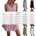 CBASIHI Womens Sleeveless Ruffle Dresses with Pockets- Loose Fit V Neck ...