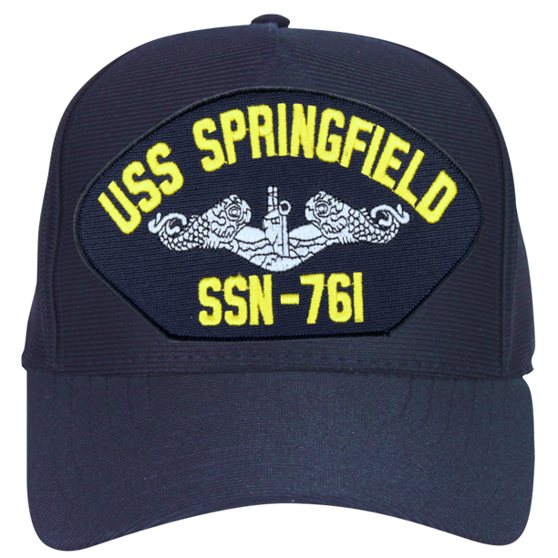 USS Springfield SSN-761 ( Silver Dolphins ) Submarine Enlisted Cap ...