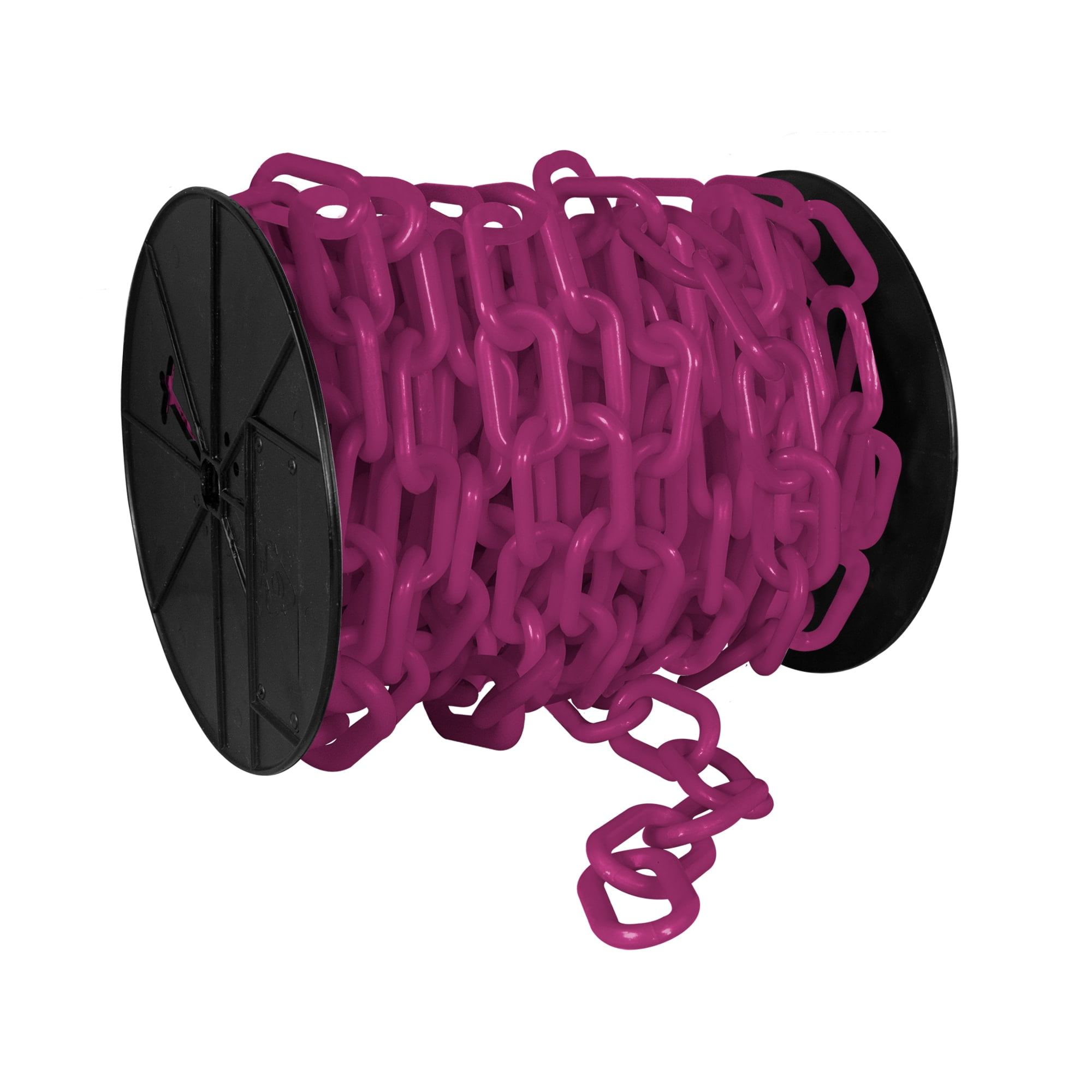 3 Inch x 60 Feet Magenta Plastic Safety Chain Reel - Walmart.com