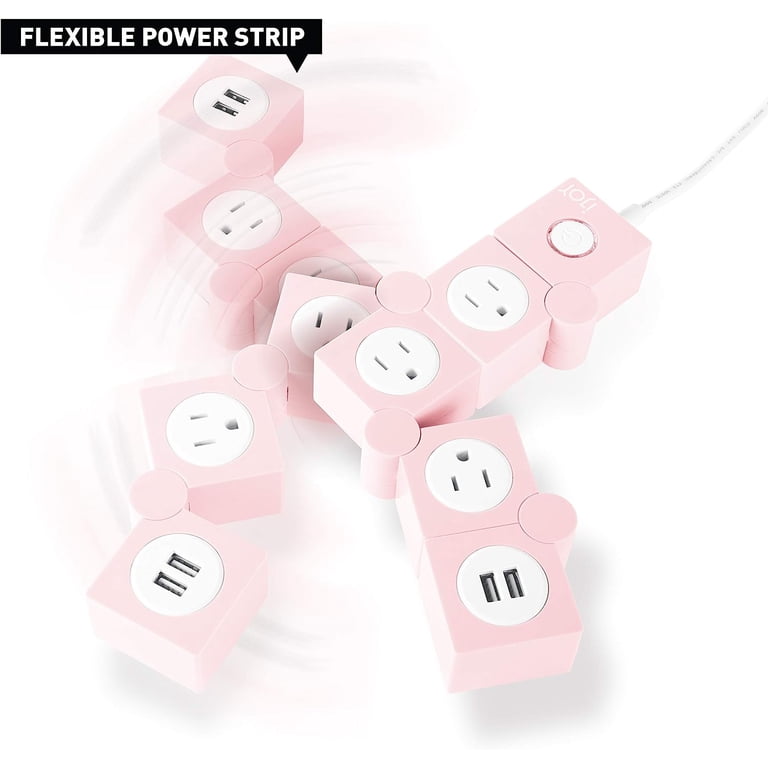 Portable Travel Power Strip IJoy Flexible Power Strip With 3 Outlets ...