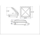 MAXXAIR 0004500K MaxxFan Smoke Standard Remote Fan Lid - Walmart.com