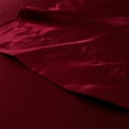 ANMINY Queen Size Silky Satin Sheets, Red Deep Pocket Bed Set, 4-Pieces ...