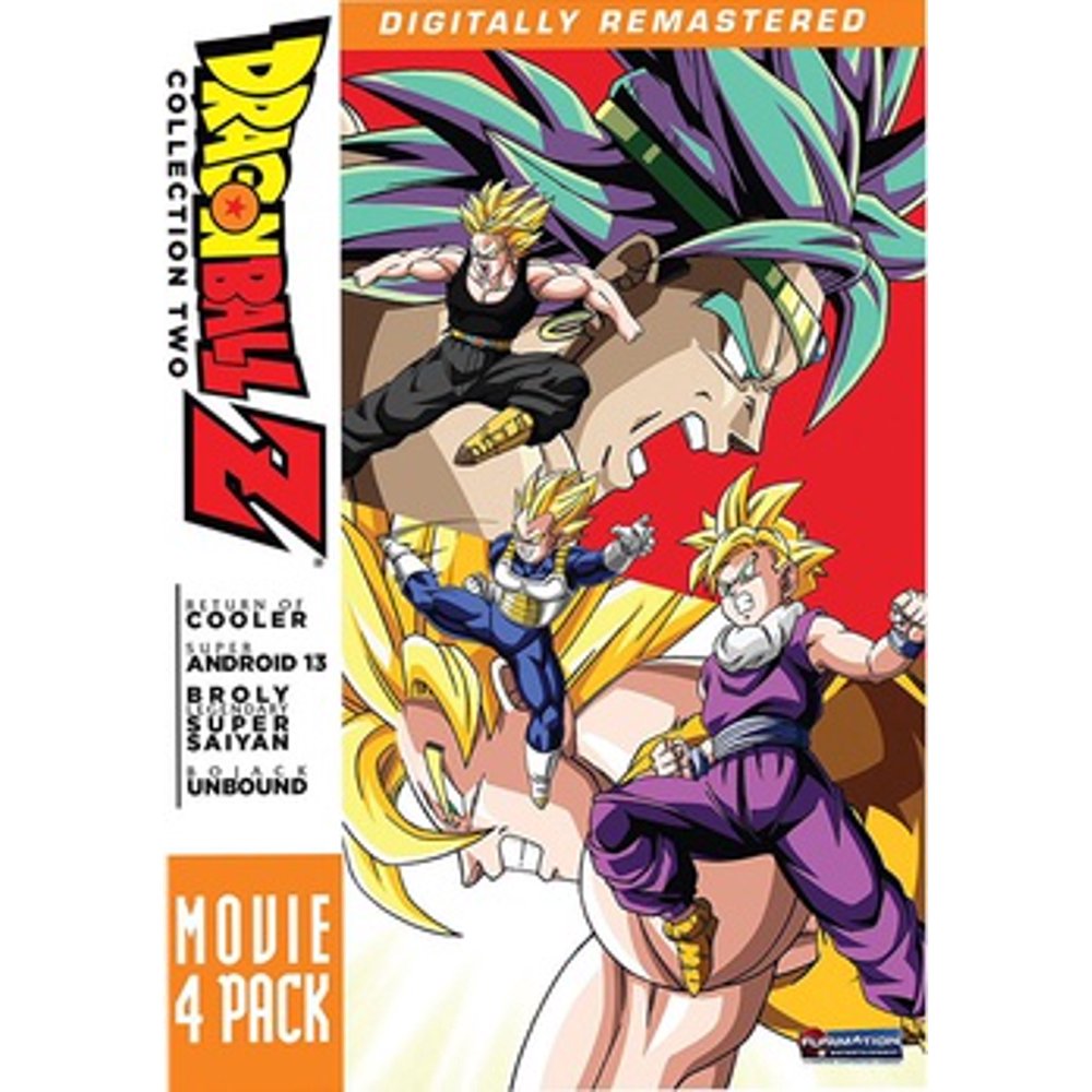 DRAGON BALL Z-MOVIE PACK #2-MOVIES 6-9 (DVD) (4DISCS) (DVD) - Walmart ...