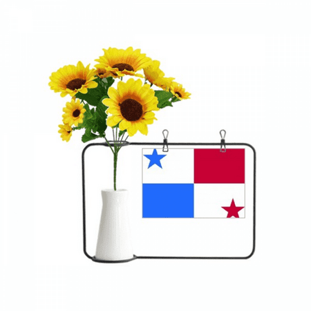 Panama National Flag North America Country Artificial Sunflower Vases ...