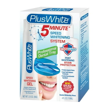 Plus White, 2-Pack, 5 Minute Premier Speed Teeth Whitening Gel with ...