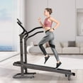 Aiqidi Easy Quiet Foldable Incline Treadmill with LED Monitor ...