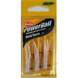 Berkley PowerBait Pre-Rigged Atomic Teasers Fishing Bait, Pearl White ...