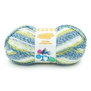 Lion Brand Yarn Off the Hook Sugarcane Loop Jumbo Polyester White Yarn ...