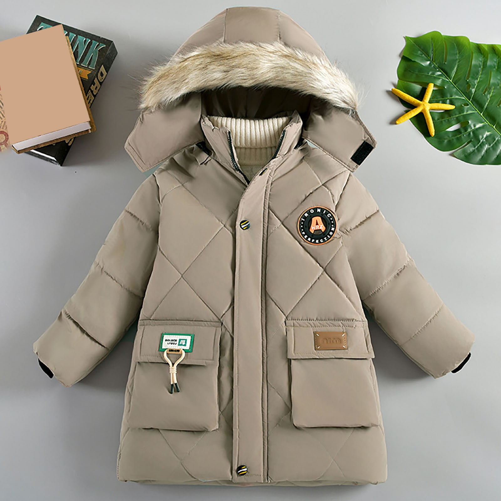 Click here for Asdfzx Toddler Boy Winter Coat Kids Puffer Coat Mi... prices