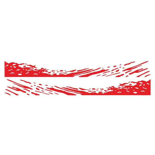 Truck Car Stickers, Racing Stripes Car Stickers, Waves Graphics Vinyl ...