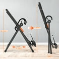 Pooboo Portable Foldable Inversion Table Heavy Duty Adjustable Height ...