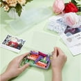 12 Pack 3 Mixed Sizes Rectangular Clear Plastic Bead Storage Box with ...