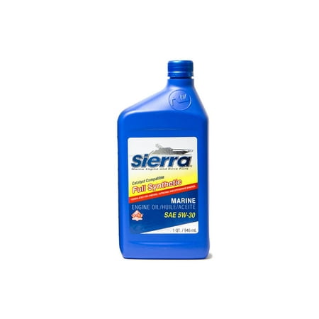 Sierra Marine Oil 18-9558-2 Marine Series; SAE 5W-30; Full Synthetic; 1 ...
