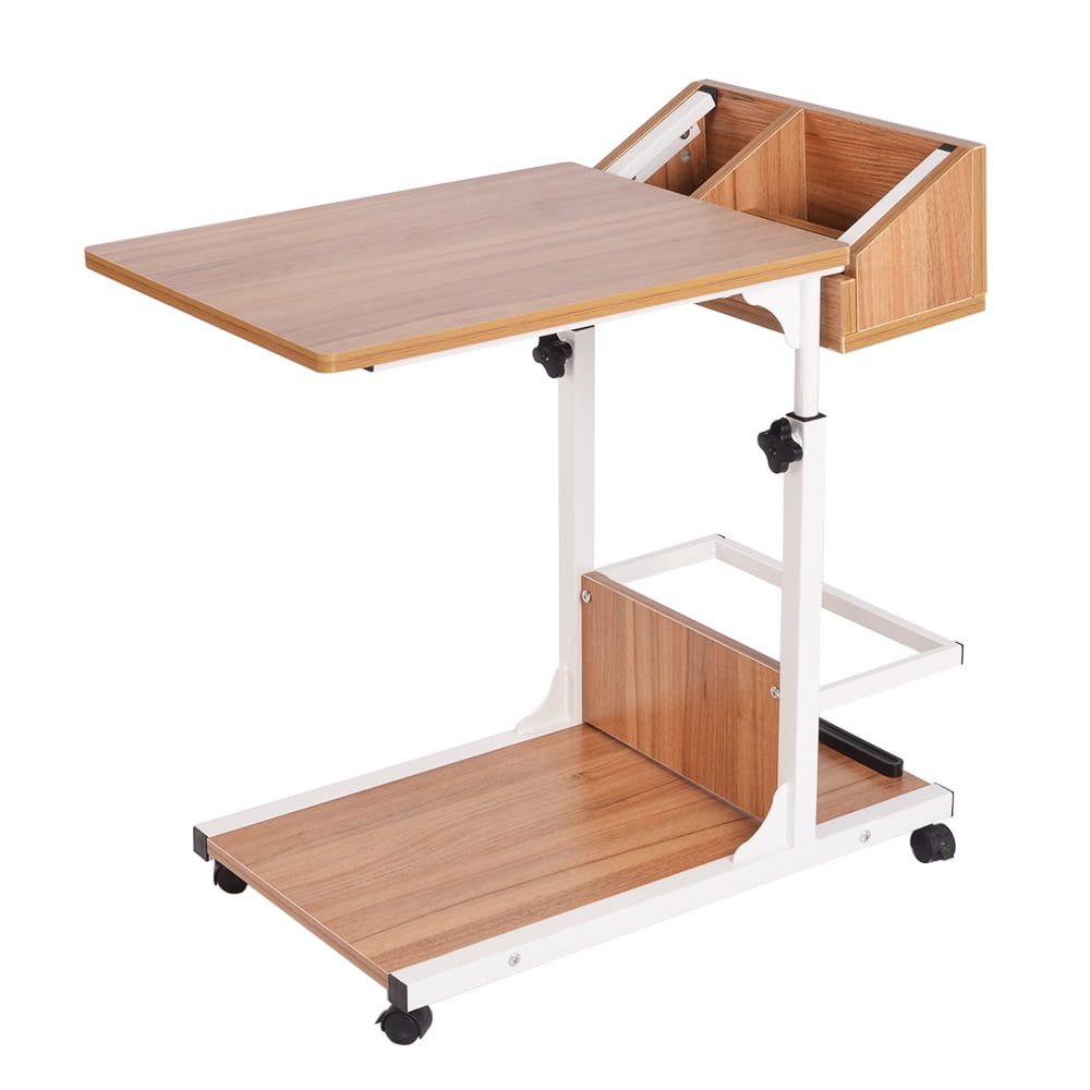 SogesPower Side Table Height Adjustable Laptop Computer Stand Mobile ...