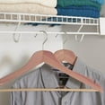 Household Essentials Slim Cedar Hangers, 16 Pack, Fixed Bar and Swivel ...