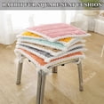 Bar Stool Seat Chair Cushion Pads/Cover Square with Ties for Dinin ...
