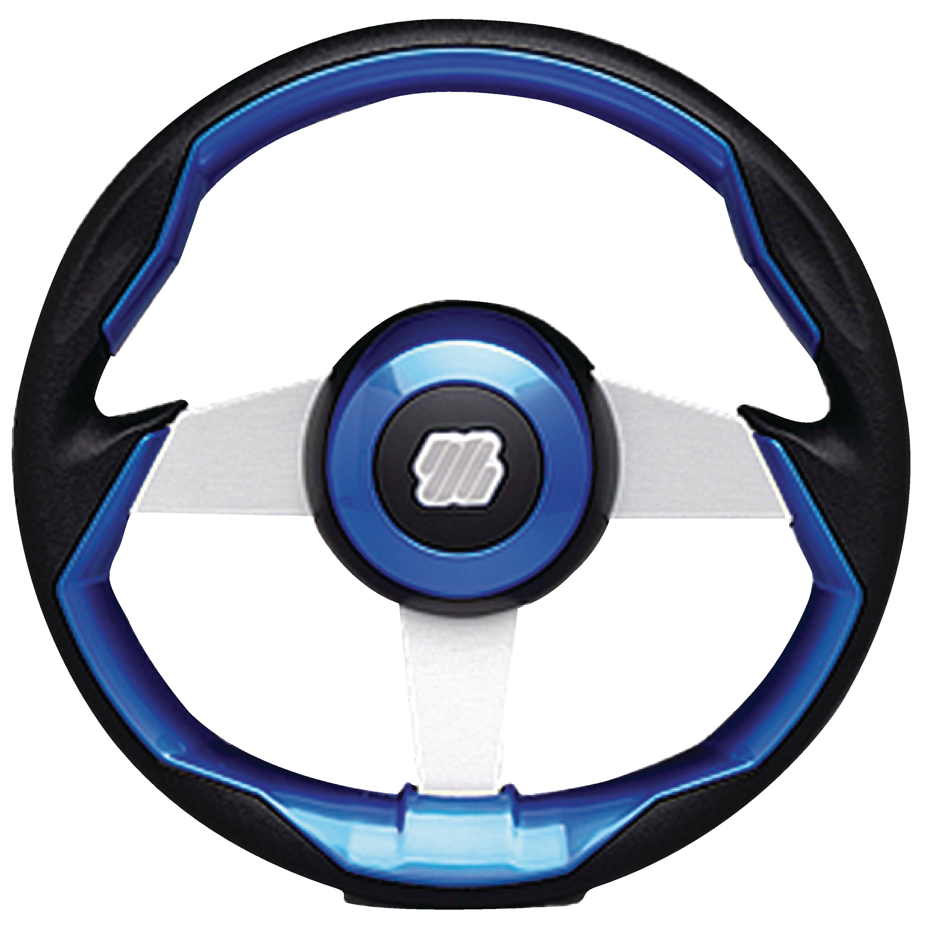 Uflex Grimani 13.8" Steering Wheel with Silver Spokes & Polyurethane ...