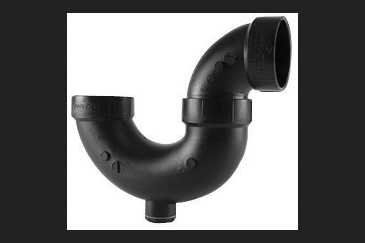 Trampa en P de PVC Charlotte Pipe Schedule 40 ABS de 2 pulgadas con ...