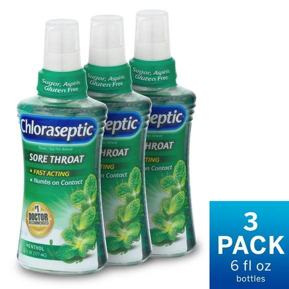 Chloraseptic Sore Throat Spray Soothing Citrus - 6 oz HSA/FSA Eligible ...