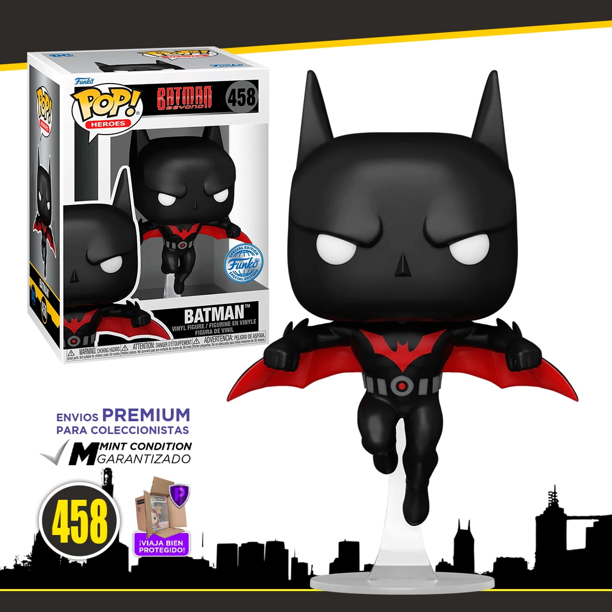 Funko Pop Batman #458 Edición Limitada Figura Original Funko Batman ...