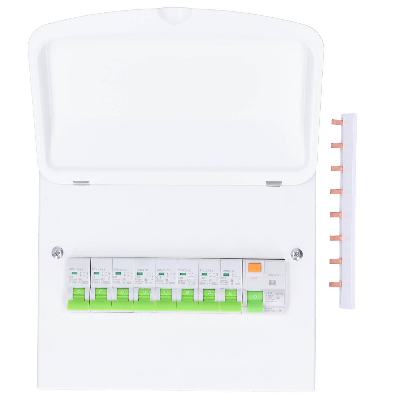 8‑Way Leakage Circuit Breaker Waterproof Distribution Box SEG‑UK 8WAY ...