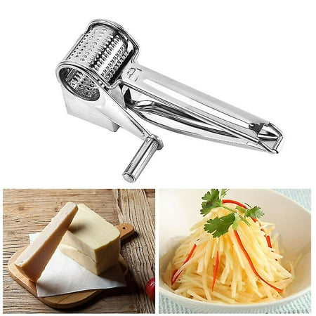 nipocaio Stainless Steel Cheese Grater Multifunction Kitchen Rotary ...