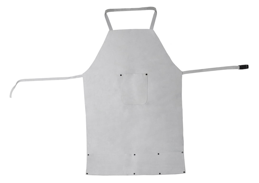 24" x 34" Cowhide Leather BIB Apron with Pockets Precious Metal Casting ...