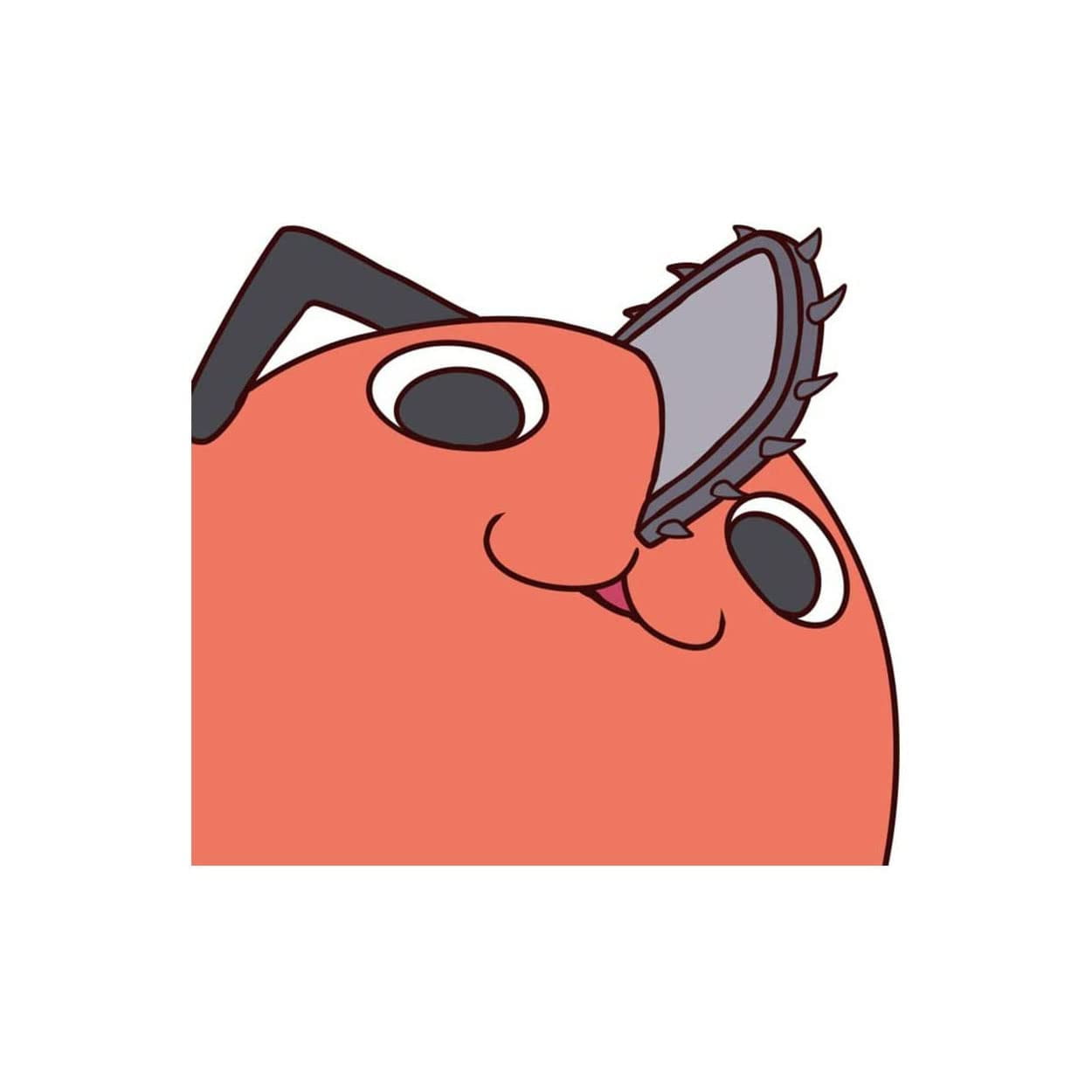 okimari-Pochita Peeking Car Sticker Anime Chainsaw Man Decal Vinyl ...