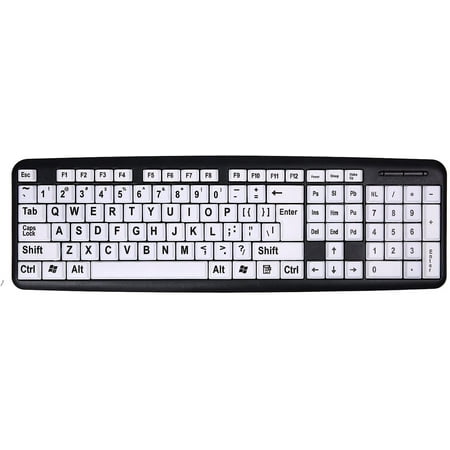 Large Print Keyboard Wired Large Letter Key Keyboard Usb Keyboards ...