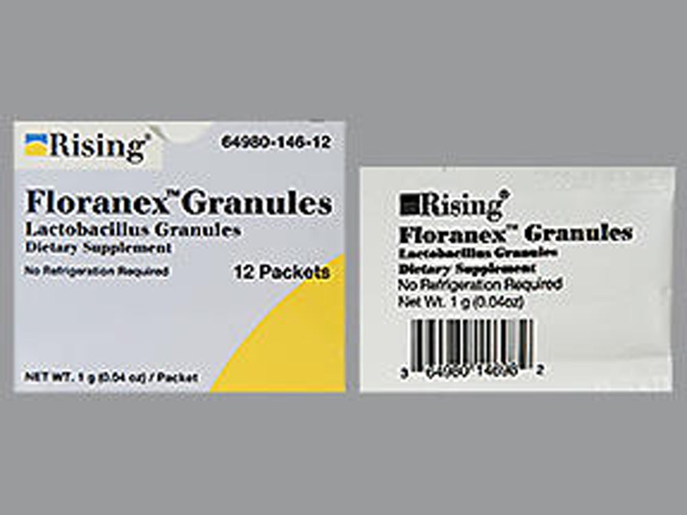 Floranex Granules Dietary Supplement Tablets, 12 Count - Walmart.com ...