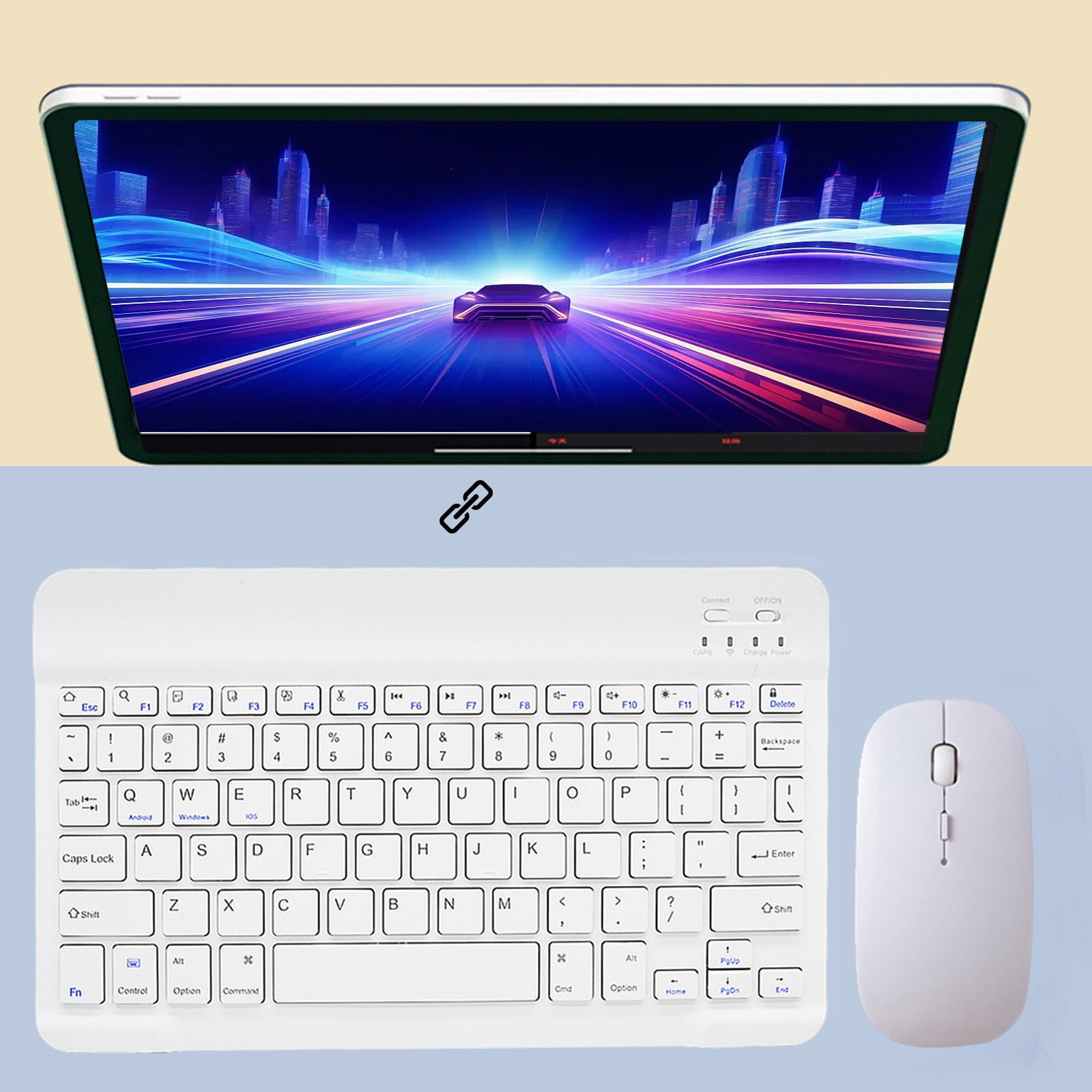 Click here for Aqestyerly Bluetooth Wireless Keyboard And Mini Mo... prices