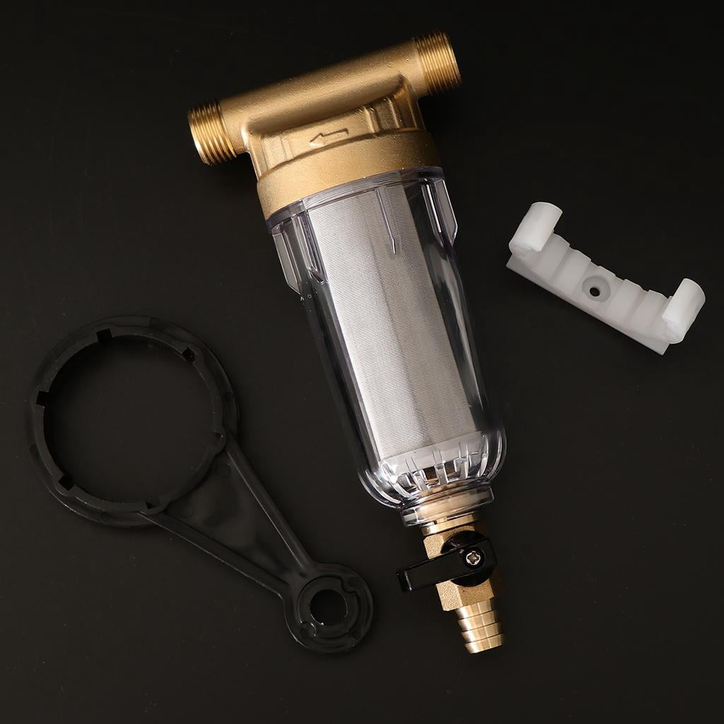 Prefiltro de agua Macarena filtro de Sedimento acero inoxidable 40 ...
