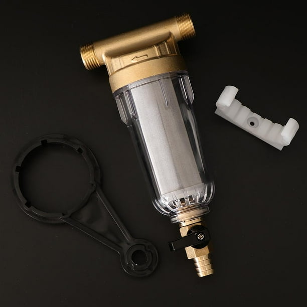 Prefiltro de agua Macarena filtro de Sedimento acero inoxidable 40 ...