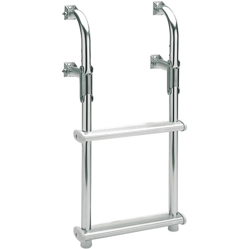 Garelick EEz-In Compact Transom Ladder with 12" Wide Aluminum Steps ...