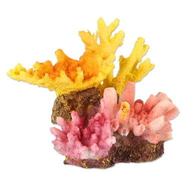 Unique Bargains 1 Pcs Colorful Coral Reef Decor Mini Faux Coral Decor ...